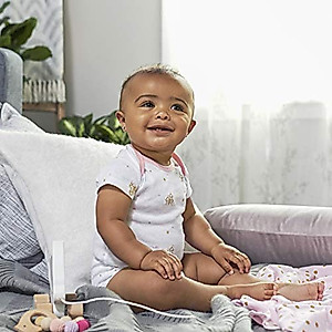 Gerber Baby Girls 5-Pack Short Sleeve Variety Onesies Bodysuits Princess Arrival 0-3 Months