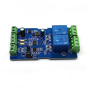 Taidacent 2 Way Modbus Rtu Relay Module Switching Input and Output RS485/TTL Communication Modbus Controlled Modbus Relay Board