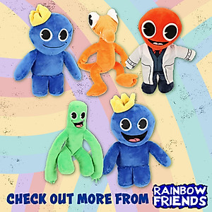 UCC Distributing Rainbow Friends Red Friend Scientist, 8" Stuffed Animal Plush Toy