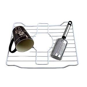 Vinyl Coated Sink Protector Avoid Scratching Sink (White, 12)