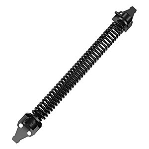 skysen 14" Fence gate Spring self Closing and Adjustable for Wooden or Vinyl Fence,Carbon Steel,Black(gate spring-14")