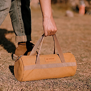 loensy Tent Stakes Storage Bag Multifunctional Large Capacity Bags Case for Camping