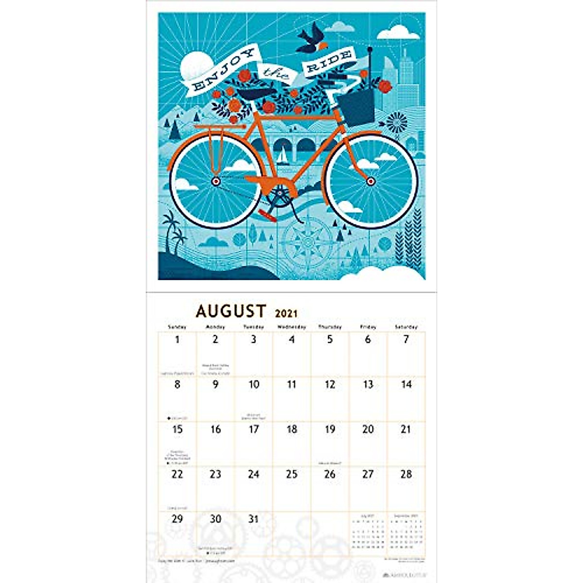 Bike Art 2021 Calendar