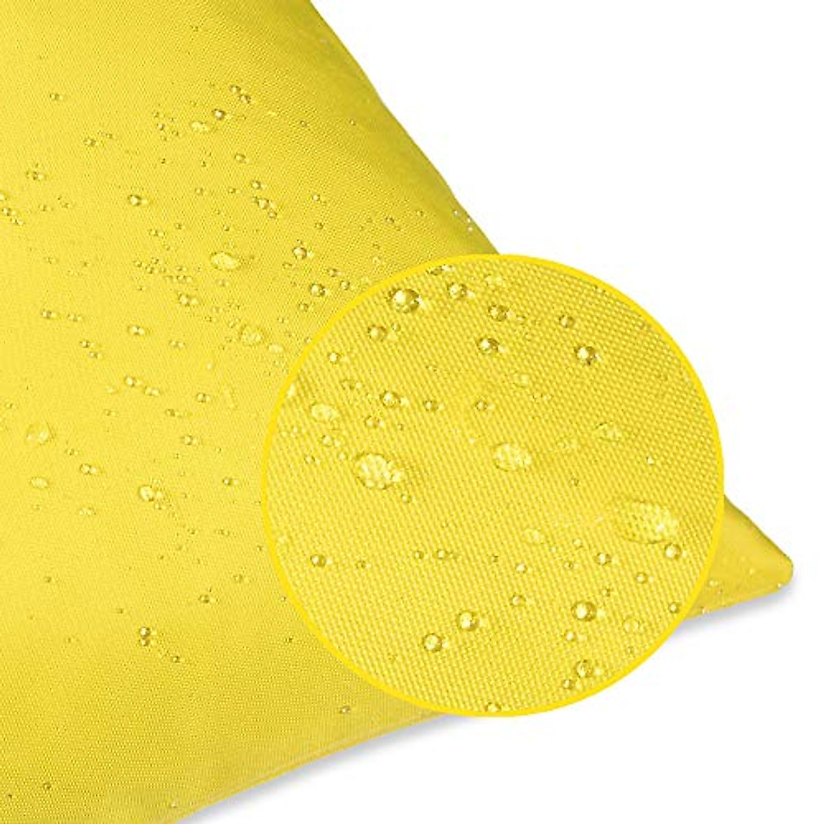 Homey COZY 7H5240-June Accent Pillow, 2 Pack, Yellow 2 Count