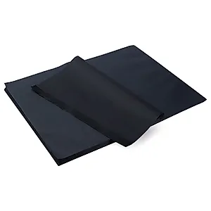 RUSPEPA Gift Wrapping Tissue Paper - Tissue Paper for Gift Wrap, Art Crafts, DIY, Pack Bags, Birthday, Wedding and More - 15 x 20 inches - 480 Sheets - Black