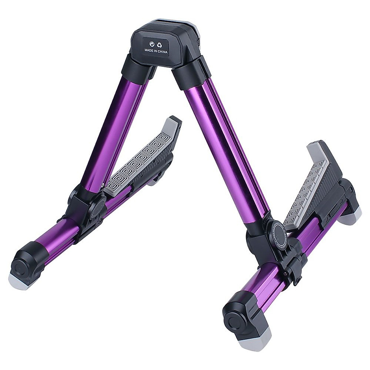 ENO Music Folding Acoustic Guitar Stand, Suitable for Electric Guitars - Alumium Alloy Bass Stand