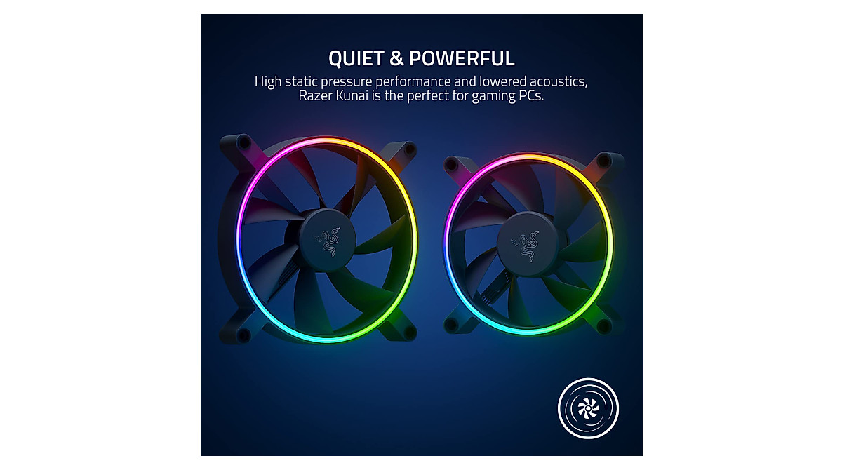 Razer Kunai Hydraulic 120MM aRGB PC Fan: Quiet, Powerful aRGB Fans ...