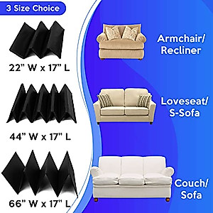 Couch Cushion Support for Sagging Seat, Under Couch Support Board, Saggy Sofa Cushion Support, Firmer ABS Board Cushion Support, Thicker Furniture Couch Slats Seat Saver, 17x66 inch
