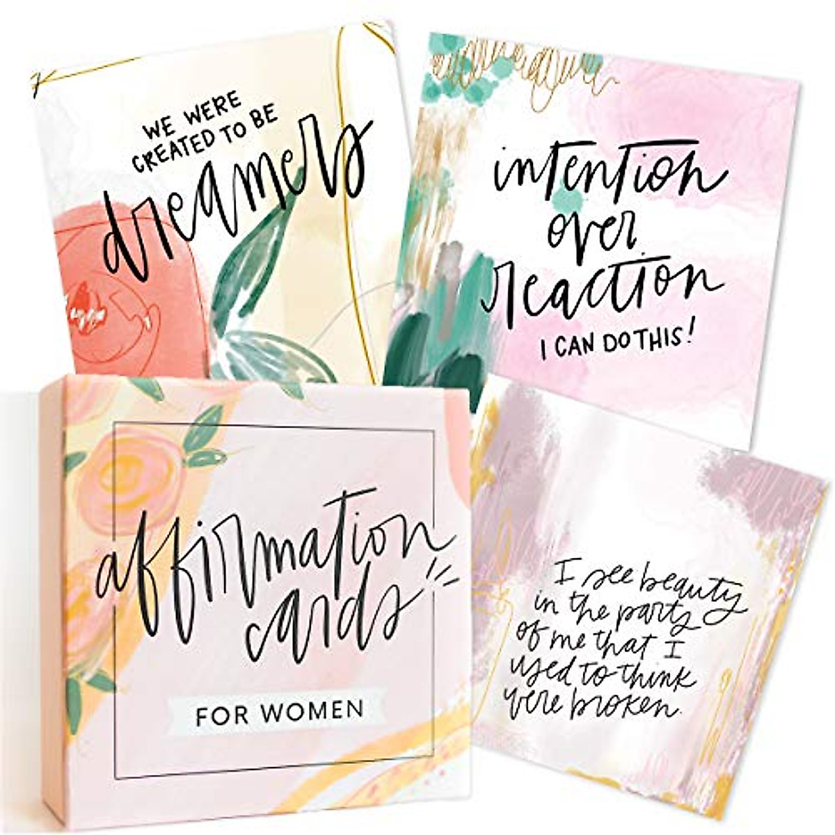 Paper Peony Press Affirmation Cards for Women: Beautifully Illustrated Inspirational Cards with Positive Affirmations to Help with Gratitude, Mindfulness, Daily Encouragement and Self Care