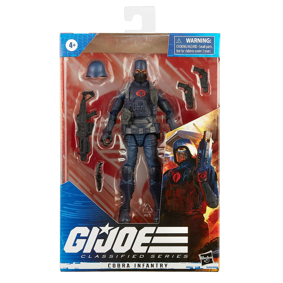 G. I. Joe Classified Series Cobra Infantry Action Figure 24 Collectible Premium Toy with Accessories 6-Inch Scale with Custom Package Art