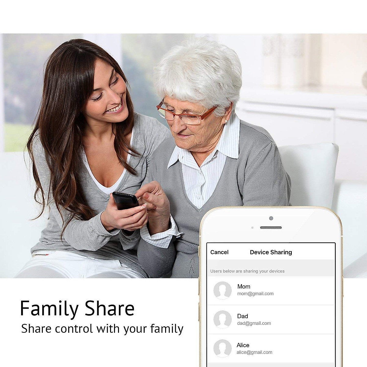 APP Updated SIPAILING 15A WiFi Smart Plugs Outlets, Mini Smart Socket Compatible with Alexa Echo Google Home, no hub Required -Timer Scene Setting Function(1pcs)