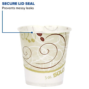SOLO Cup Company R53SYMCT Paper Water Cups, Waxed, 5 oz (Case of 3,000)