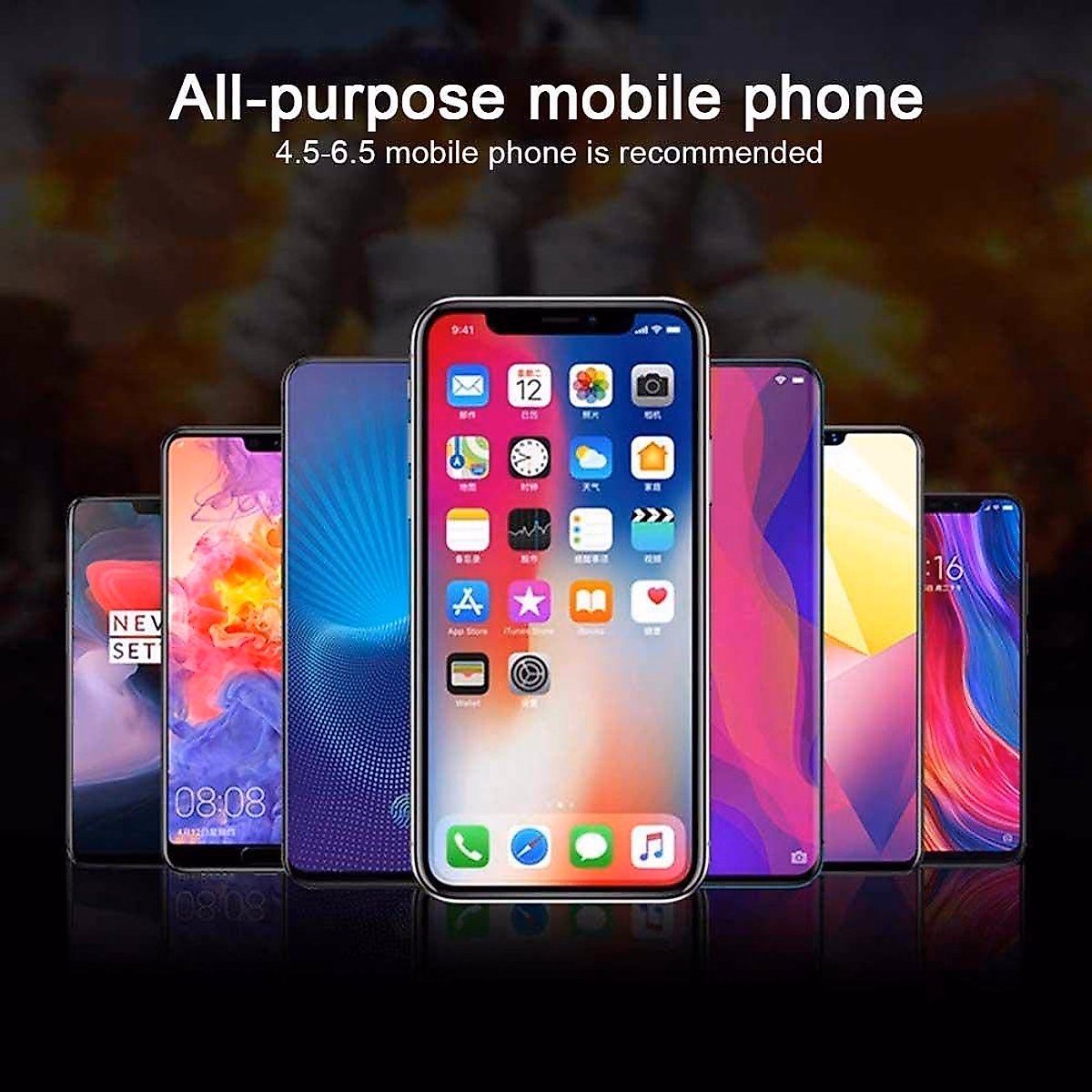 FSIGOM Mobile Controller,Aim Keys L1R1 and Gamepad Knives Out/Rules of Survival,Cellphone Game Trigger,Battle Royale Sensitive Shoot (Mobile Game Controller E)