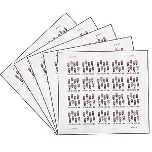 2017 Uncle Sam’s Hat Additional Ounce USPS Postage Stamps 5 Sheets of 20 (100 Stamps)