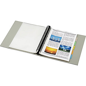 King Jim 3139-3 Clear File Replaceable Large Pocket A4S, Blue