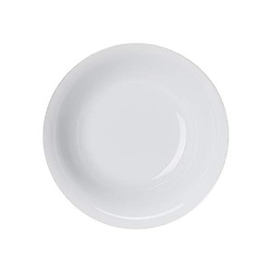 AmazonCommercial 6-Piece White Salad Bowl Set, 7 inch, Set of 6