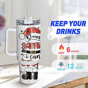 sweet grain 40 oz Sublimation Tumblers with Handle Glow In The Dark 4 Pack Luminous Stainless Steel Insulated Tumblers Blanks Straw and Lid for Hot & Cold Drinks