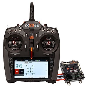 Spektrum iX20SE Transmitter Combo w/ AR20400T PowerSafe RX SPMR20110C Radios 10+ Channel Aircraft 2.4