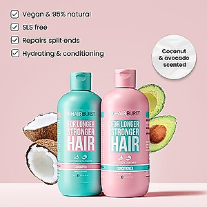 HAIR BURST Hair Growth Shampoo & Conditioner Set For Women - Vegan Shampoo for Anti Hair Loss & Thinning Hair
