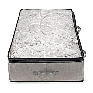 Extra Large Under Bed Storage With Hard Bottom, Hard Side Walls And Clear Top