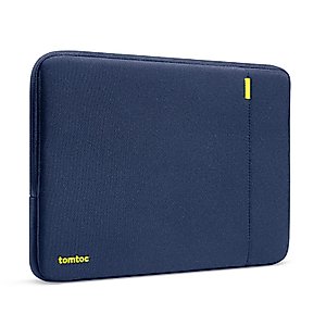 tomtoc 360 Protective Laptop Sleeve for 14-inch MacBook Pro M4/M3/M2/M1 Pro/Max A3112 A3401 A3185 A2992 A2918 A2779 2024-2021, Water-Resistant Case Bag with Accessory Pocket for 13.8 Surface Laptop 7