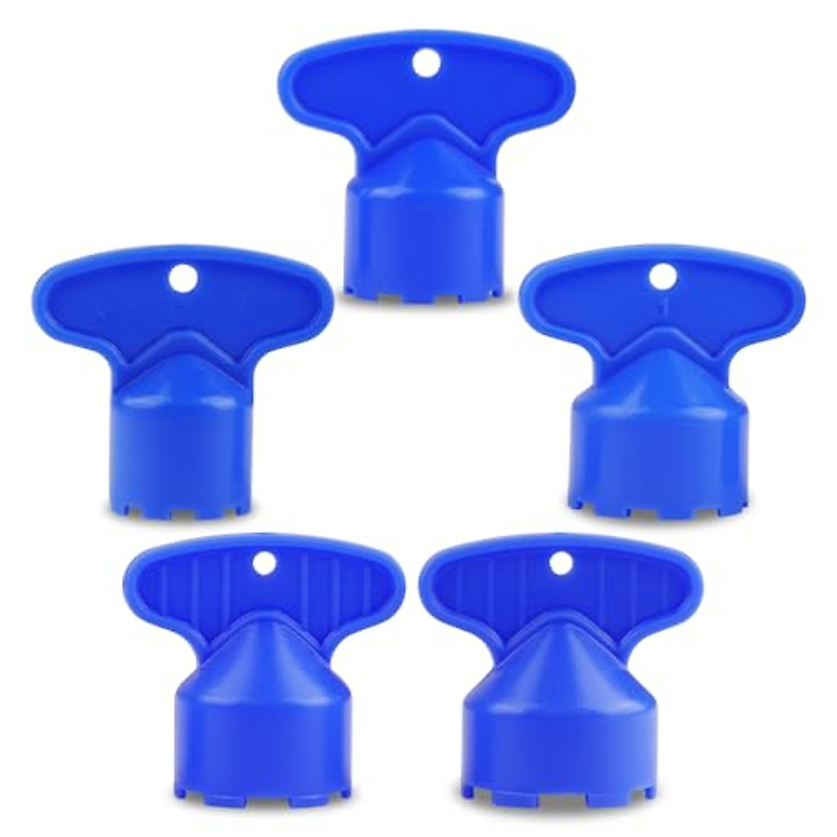 Notoke 5 PCS Faucet Aerator Removal Tools Faucet Wrench with 5 Sizes M16.5, M18.5, M21.5, M22.5, M24, Recessed Faucet Cache Aerator Key Sink Aerator Wrenches for Kitchen Bathroom Sink Faucet Aerator