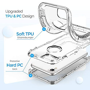 ORIbox Case Compatible with iPhone Xs max Case, Heavy Duty Shockproof Anti-Fall clear case , Crystal Clear