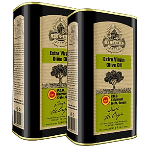 Ellora Farms Single Estate Traceable Extra Virgin Olive Oil 1 Liter PDO Tins | 2 Pack