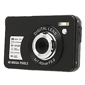 Digital Camera 2.7K 48MP HD Camera 2.7inch Screen 16x Digital Zoom Anti Shaking Face Recognition