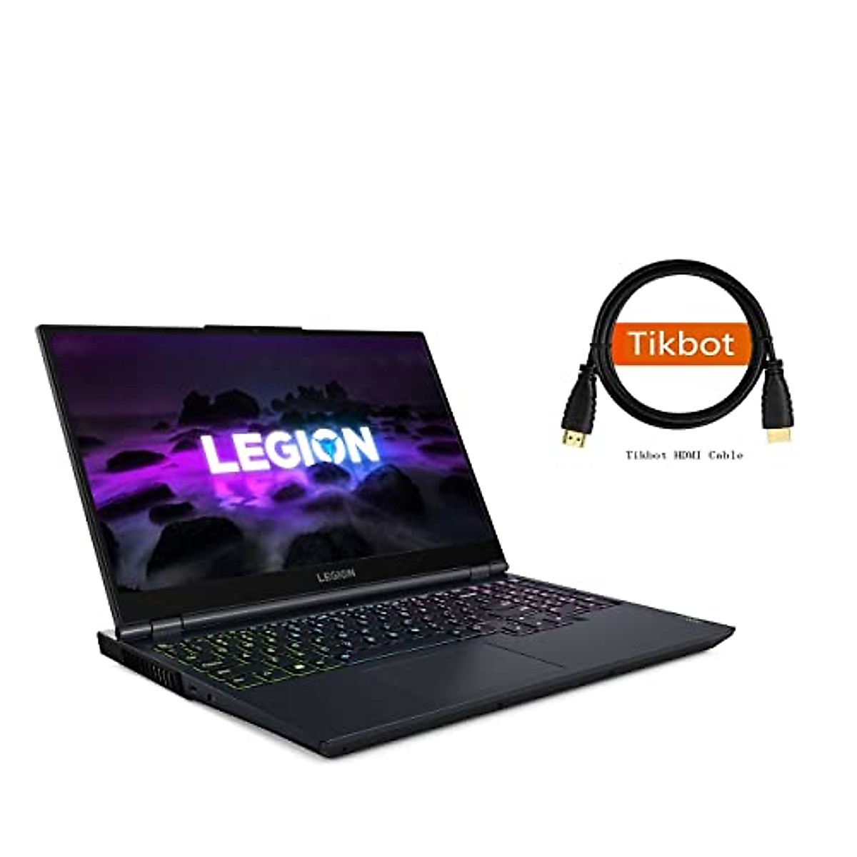 Lenovo Legion 5 15.6" 165Hz FHD Gaming Laptop, AMD 8-Core Ryzen 7-5800H，GeForce RTX 3070 8GB (TGP 130W), USB-C，Win11 Home，with HDMI Cable (32GB RAM | 1TB PCIe SSD)