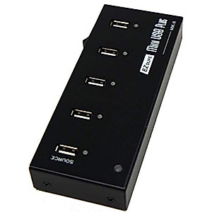 [New Update Version] EZ DUPE 1 to 4 Mini USB Plus MK II Duplicator - Standalone Portable USB Flash Media Thumb Drive Compact Copier (DM-FU0-5V04B-V2)