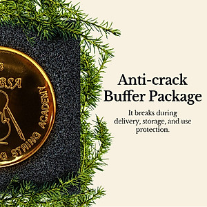 MABSA ROSIN Premium Grade Instrument Rosins for Violin, Viola, and Cello Bows - Excellent Grip - Natural Rosin for Musicians - Dark Green, Full Cake