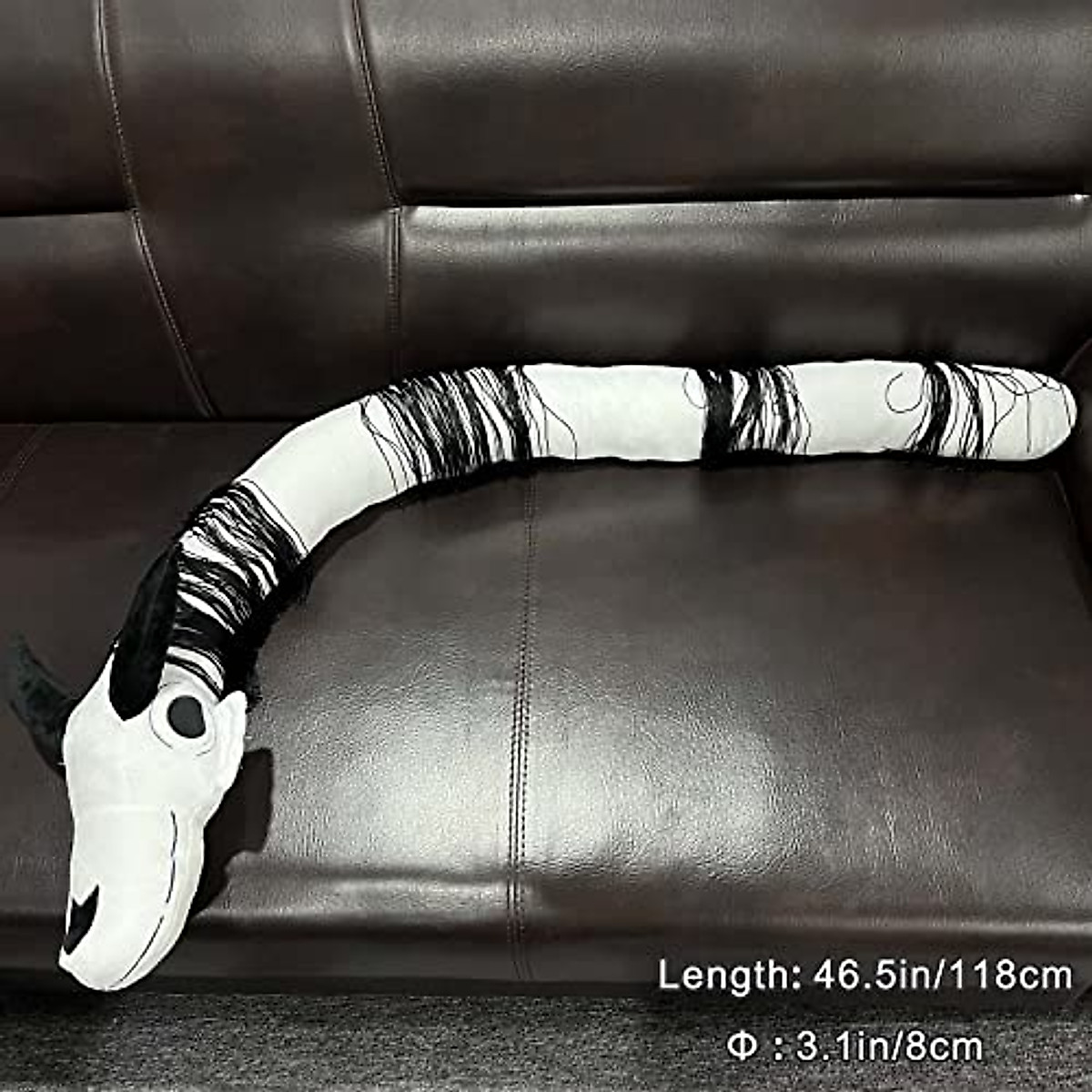 Verceco Monster Horse Plush Toy 46.5 inch Funny Creative Stuffed Animal Monster Plushie Halloween Thanksgiving Christmas Party Gift for Boys Girls