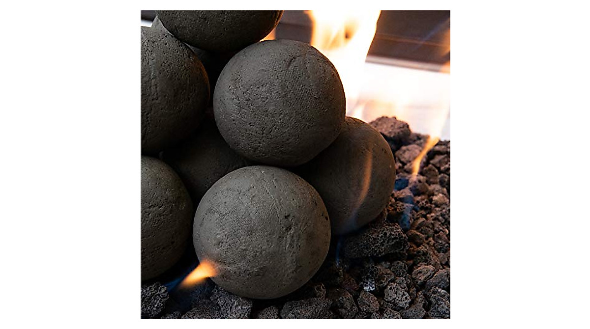 Ceramic Fire Balls Set – Modern Accessory for Fire Pits