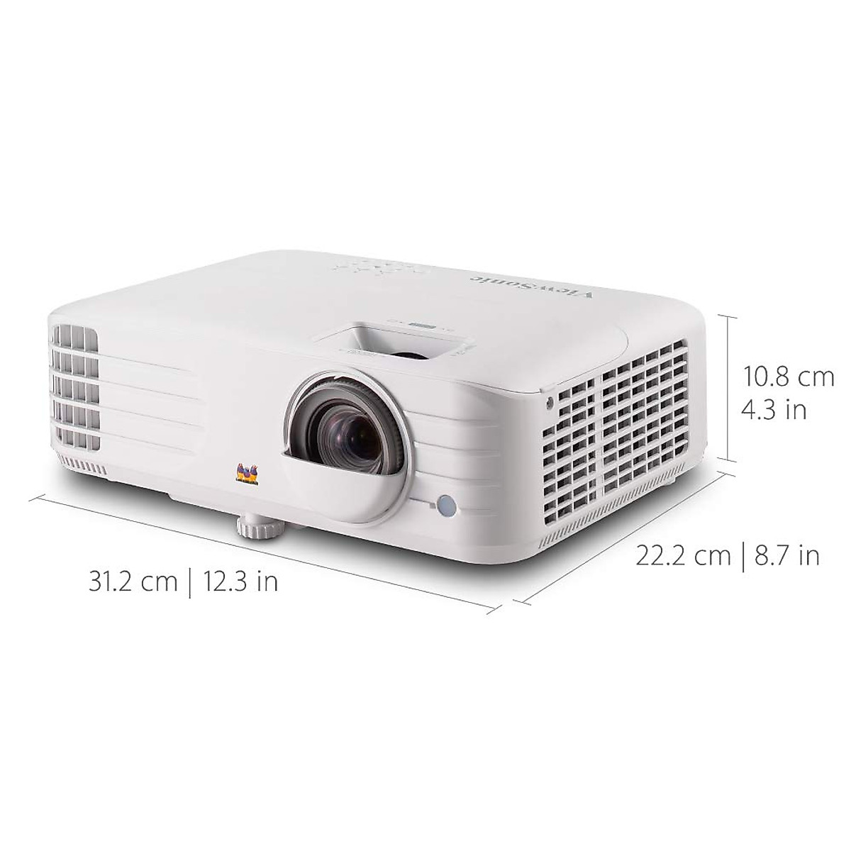 ViewSonic PX727HD 1080p Projector with RGB 100% Rec 709, ISF Certified, Sports Mode and Low Input Lag for Home Theater and Gaming (Renewed)
