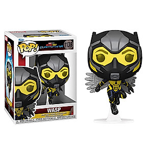 POP Marvel: Ant-Man and The Wasp: Quantumania - Wasp Funko Vinyl Figure (Bundled with Compatible Box Protector Case), Multicolor, 3.75 inches