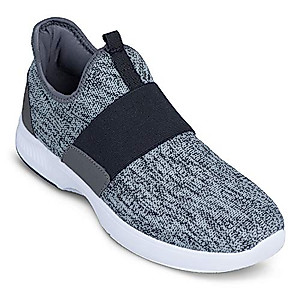 KR Strikeforce Newport Charcoal Mens Bowling Shoe with Slip On Technology