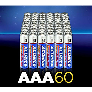 Powermax ACDelco 60-Count AAA Batteries + ACDelco 12-Count 9 Volt Batteries