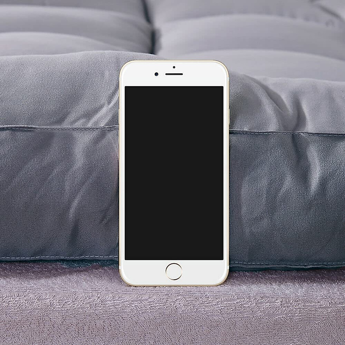 King Quilted Mattress Pad Cover, Pillow Top Mattress Cover, Mattress Protector Cotton Top with Deep Pocket Cooling Mattress Topper (King, White)