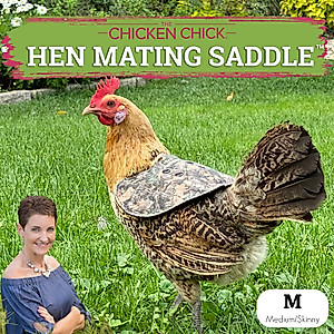 The Chicken Chick® Hen Mating Saddle Skinny / Medium