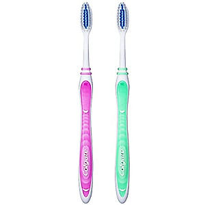 Colgate Wave Gum Comfort Toothbrush, Ultra Soft Compact Head (Colors Vary) - Pack of 2