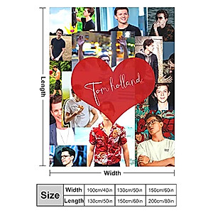 Super Soft Blanket Cozy Flannel Throw Blanket Lightweight Merchandise 3D Print Microfiber All Season Bedding for Gifts Living Room Sofa 50"x40"