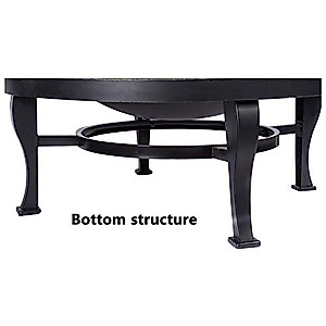 HIZLJJ Outdoor Fire Pits Outdoor Brazier,Garden Villa Barbecue Grill,Multifunctional Grilling Stove Charcoal Indoor Home Barbecue Table Brazier Table,86×86×35CM