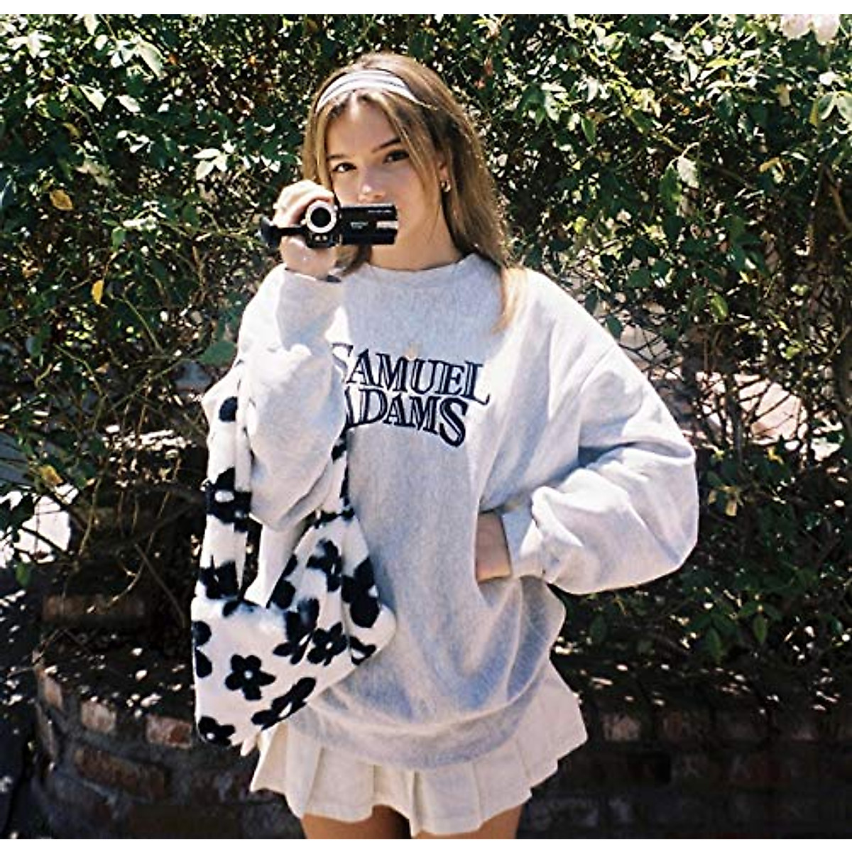 YFGBCX Plush Underarm Bag, Ladies Fluffy Shoulder Bag, Women Y2K Furry Purse Fluffy Tote Bag for Autumn and Winter