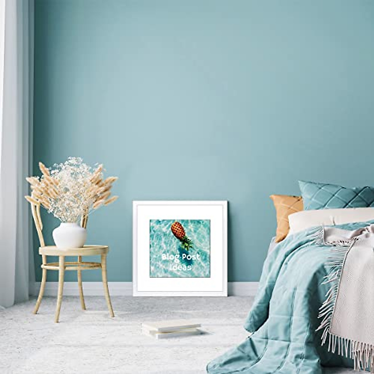 Liuxuange 20x20 Frame White, Wooden Photo Frame Display Pictures 16x16 with Mat or 20x20 Without Mat, Home Wall Decor Gallery Poster-1PCS