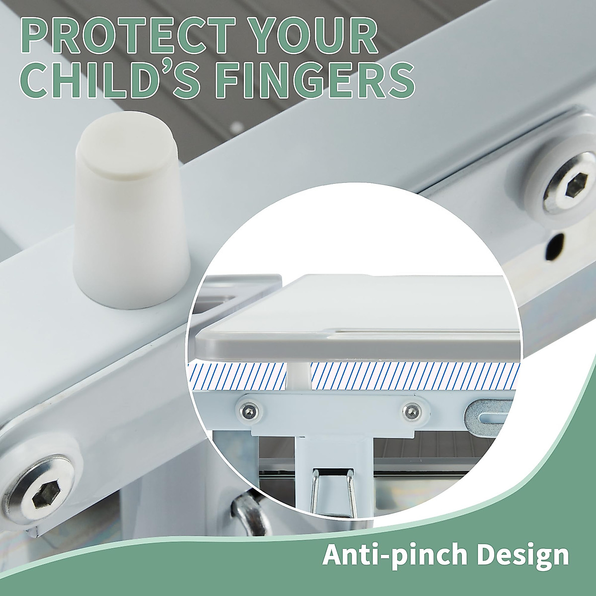 Diroan Kids Functional Desk and Chair Set, Ergonomic Height Adjustable Children School Study Desk with Tilt Desktop, Book Stand, LED Light, Metal Hook and Storage Drawer for Boys Girls(Grey)