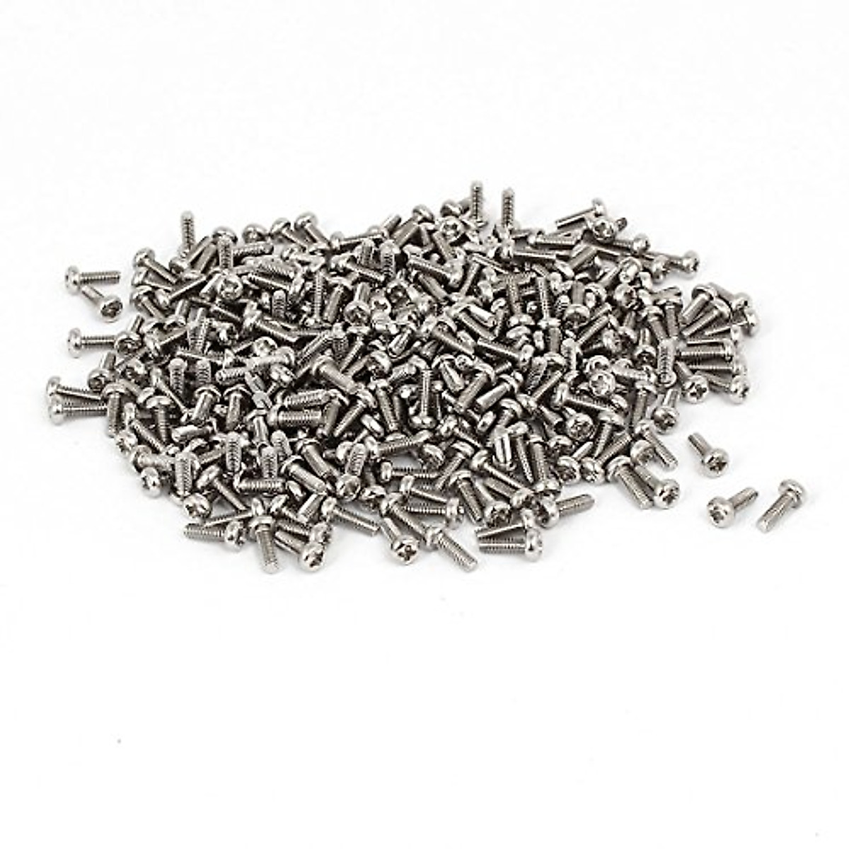 Aexit PM2 x Cleaning & Repair 6mm Metal Phillips Notebook Laptop Computer Screw Silver Computer Screws Tone 400pcs