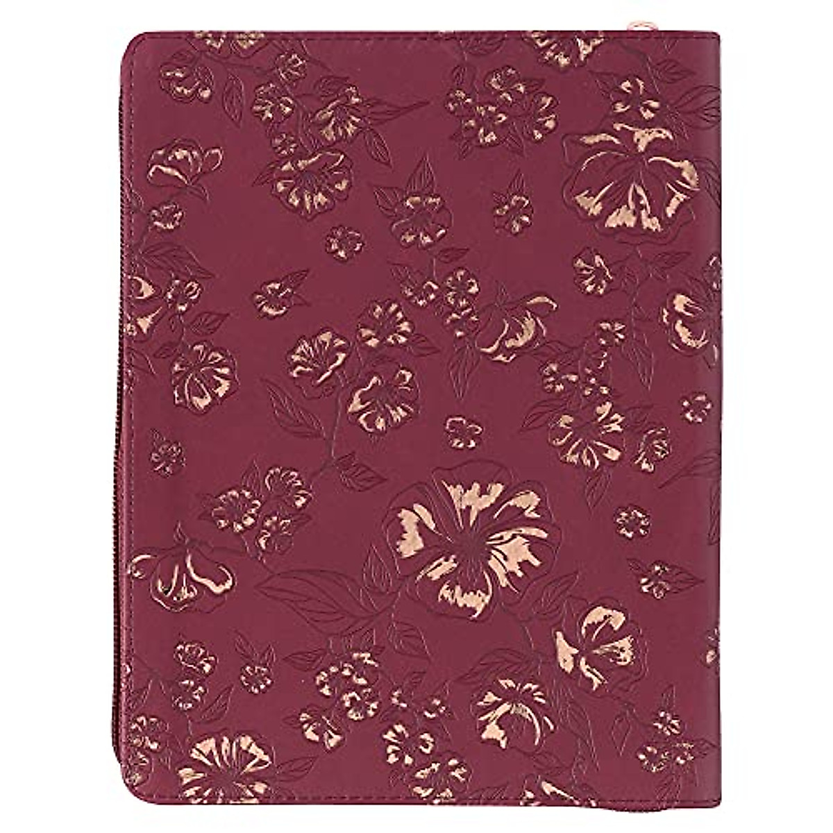 Christian Art Gifts 2022 - 18 Month Women's Personal Planner I Know the Plans Jeremiah 29:11, Aug 2021-Jan 2023, Plum Faux Leather, Zipper Closure, Large