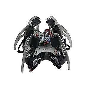 ANTBEE Spider Robot 18DOF Aluminium Hexapod Spider Six Legs Robot Kit 18pcs 996 Servo Ball Bearing Robot Toys