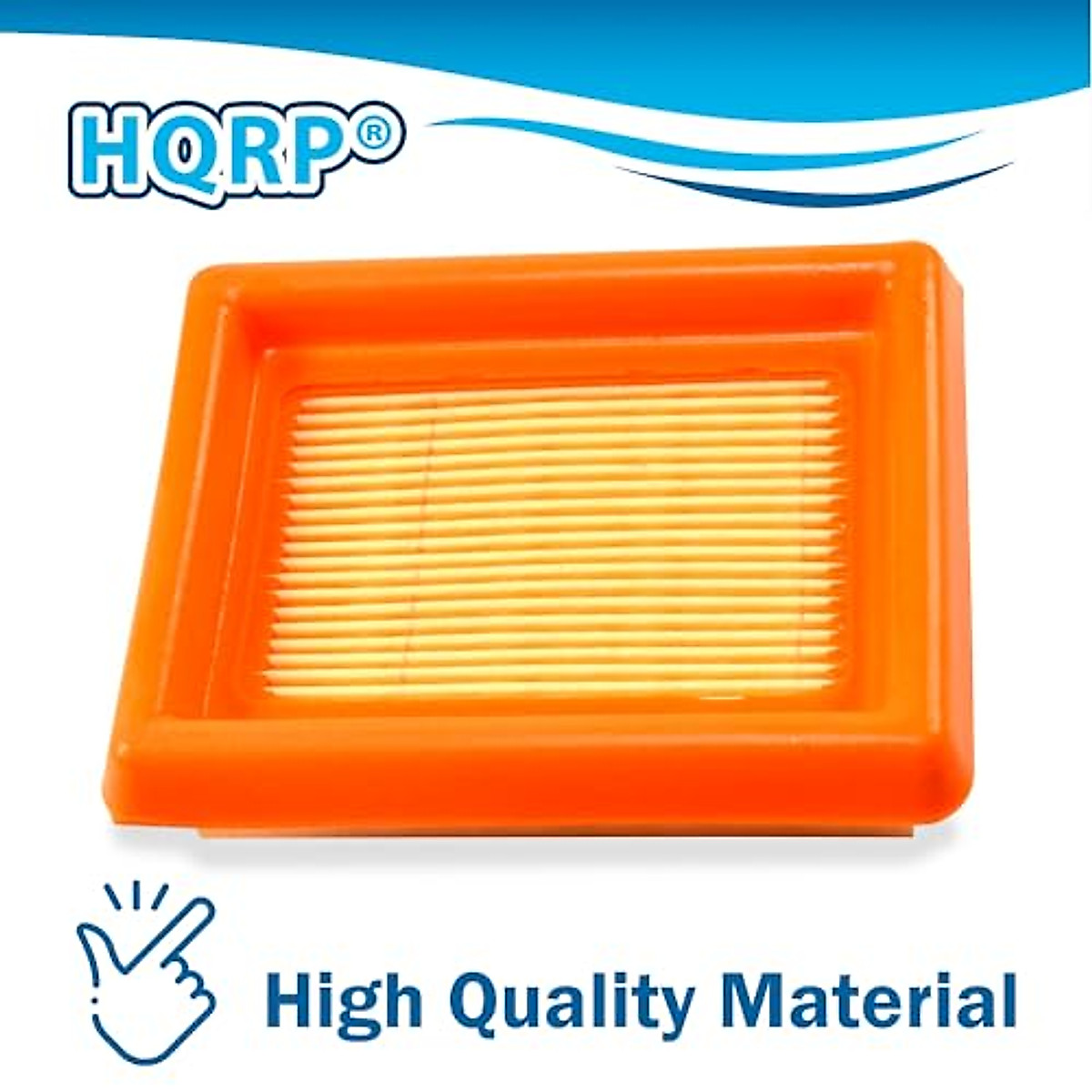 HQRP 4-Pack Filter Replacement for Stihl 4134 141 0300/4134-141-0300 Compatible with STIHL FS120 FS200 FS250 FS300 FS350 FS400 FS450 BT120 BT120C FR350 FR450 HT250 KM130 Trimmer Brushcutter